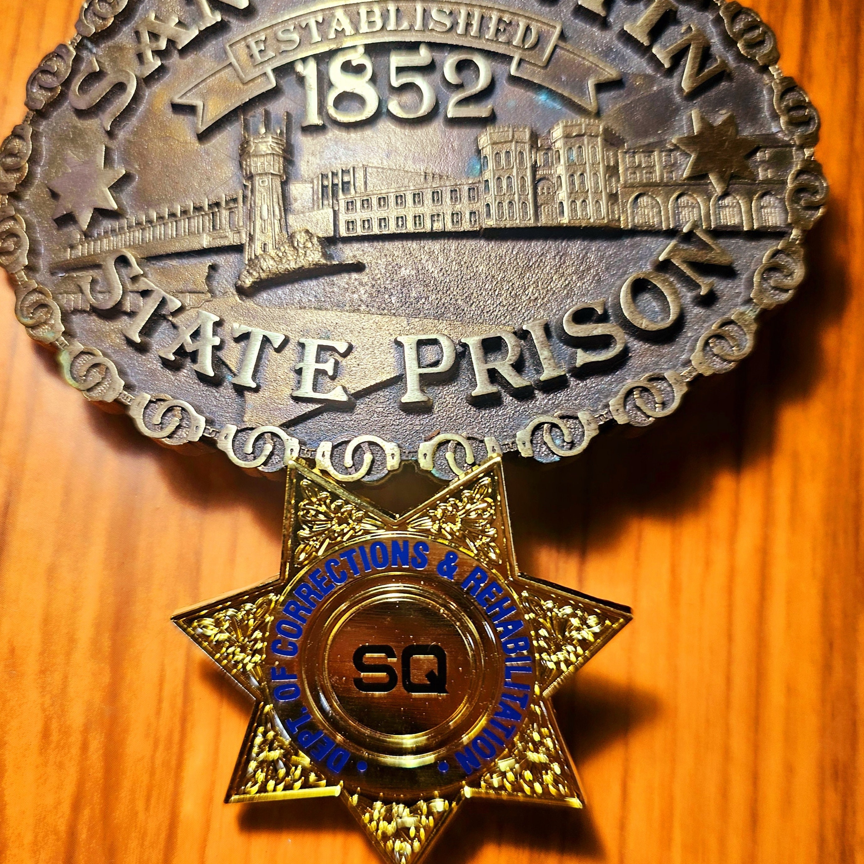 San Quentin (SQ) CDCR Lapel Badge Pin - Etsy