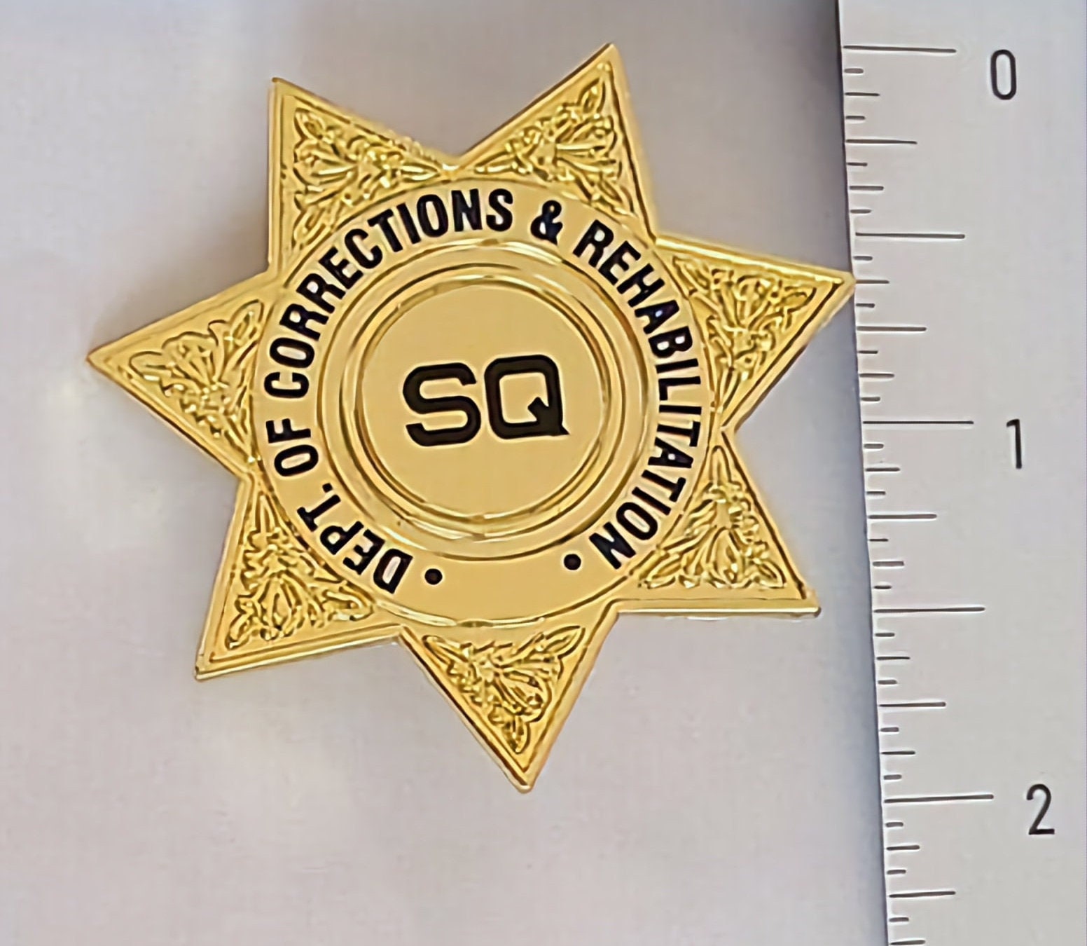 San Quentin (SQ) CDCR Lapel Badge Pin - Etsy