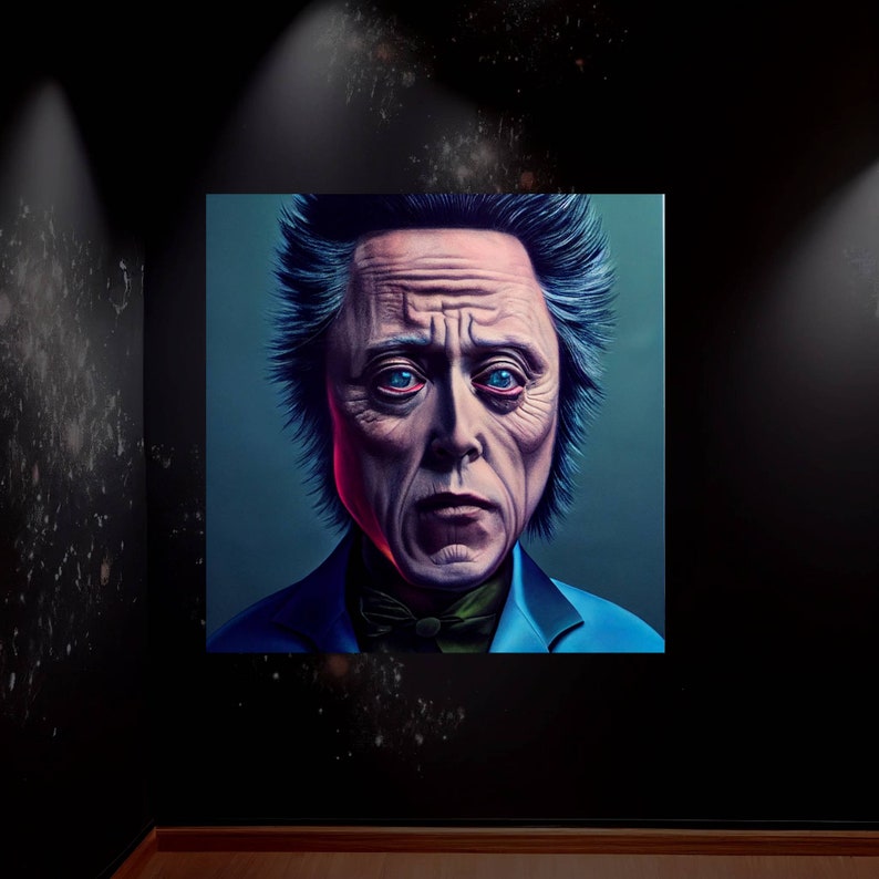 Digital Prints-realistic Rick Sanchez as Christopher Walken - Etsy