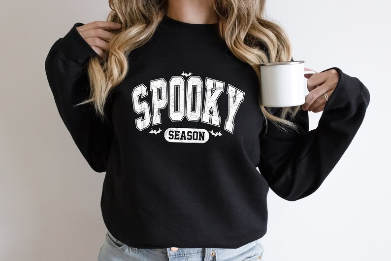 Spooky Season Sweatshirt, Retro Spooky Sweatshirt, Spooky Halloween ...