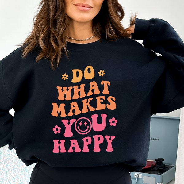 Happy Sweatshirt - Etsy
