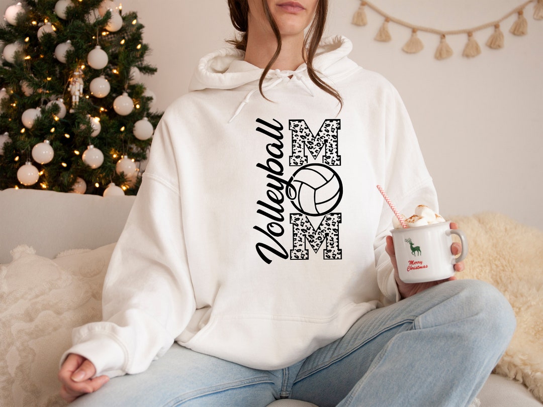 Volleyball Mom Hoodie, Volleyball Hoodie, Game Day Hoodie, Sports Mom ...