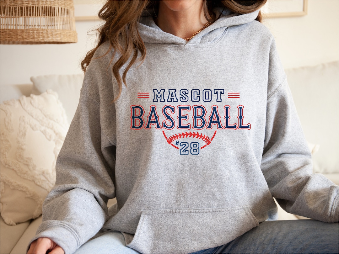 Custom Baseball Team Hoodie: Personalized Game Day Sweatshirt - Etsy