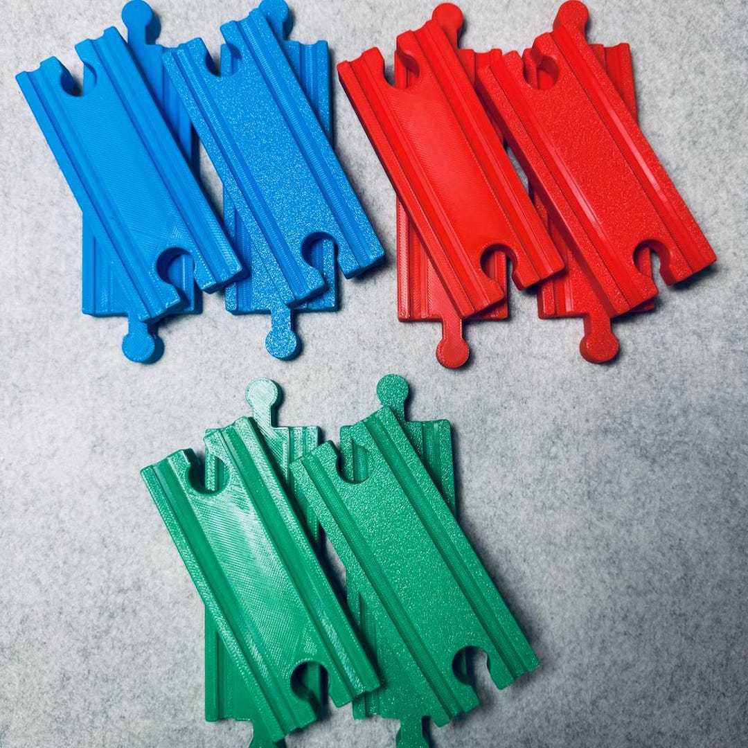 Colourful Train Track Connectors - Female/female and Male/male - Etsy