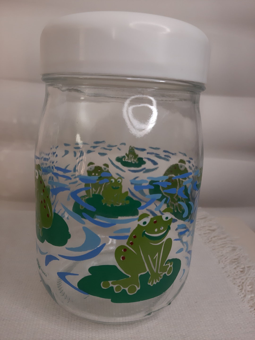 1 Kitchen Jar With Frogs, Canister, Storage Jar, Le Parfait, France ...