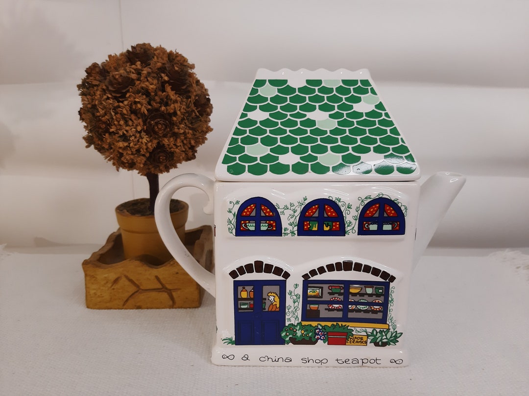 Collectible Teapot Wade English Life Teapots China Shop, Vintage - Etsy
