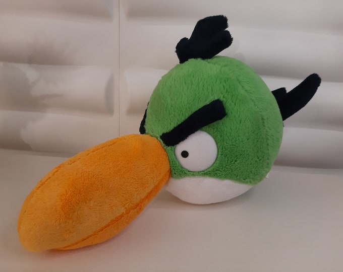 Hal, Green, From Angry Birds, Plush - Etsy