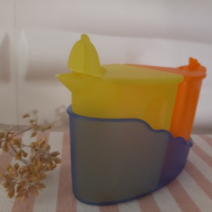 Tupperware Sugar Bowl and Milk Bowl Set, With Transport Stand, 1990 ...
