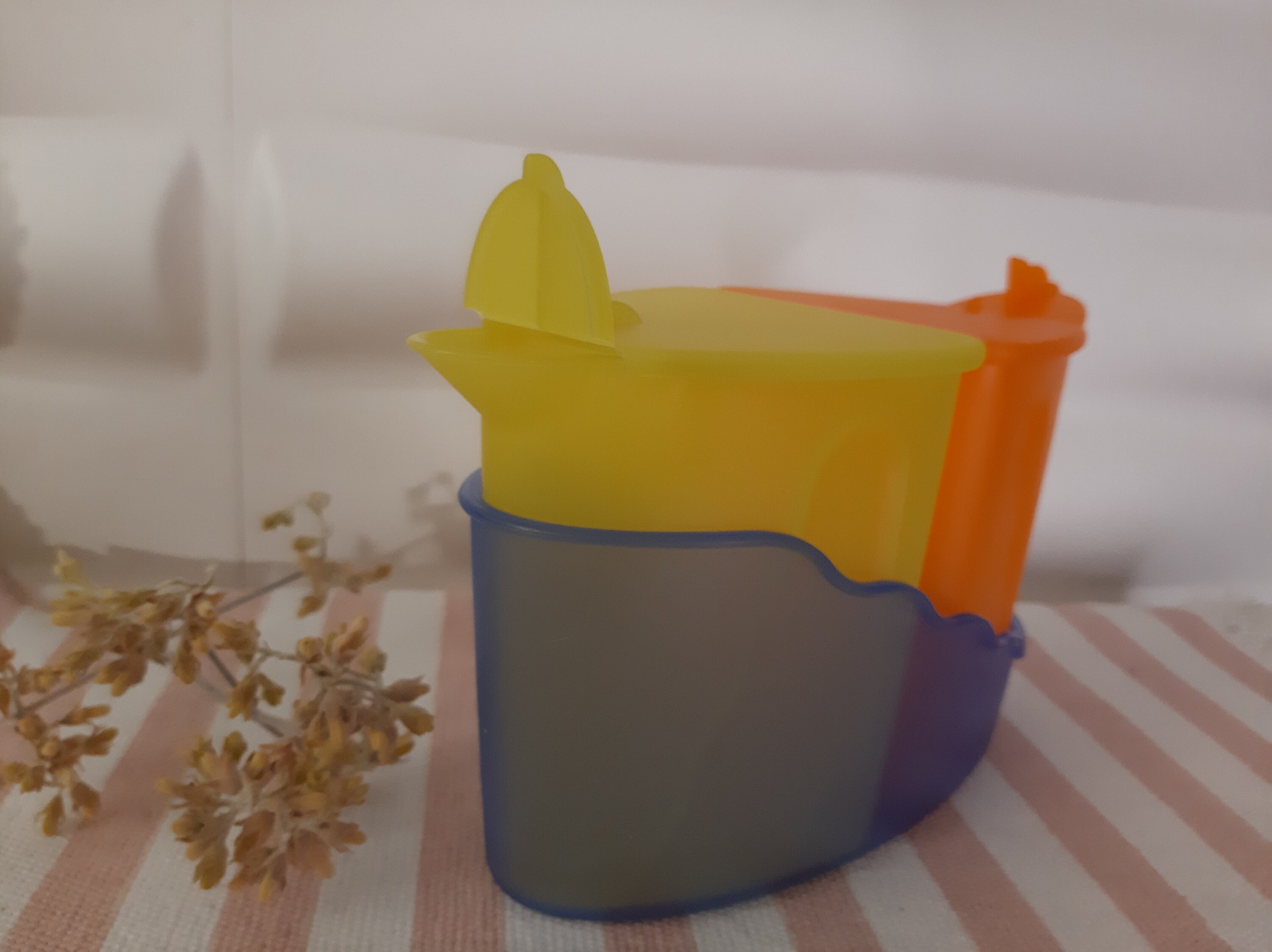 Tupperware Sugar Bowl and Milk Bowl Set, With Transport Stand, 1990 ...