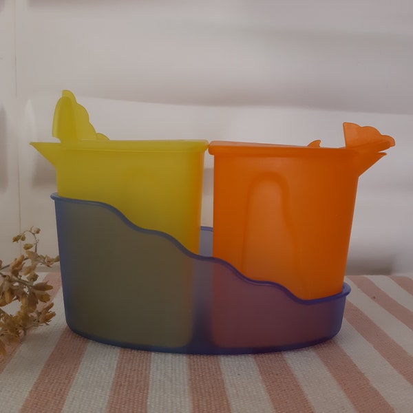 Tupperware Sugar and Creamer - Etsy