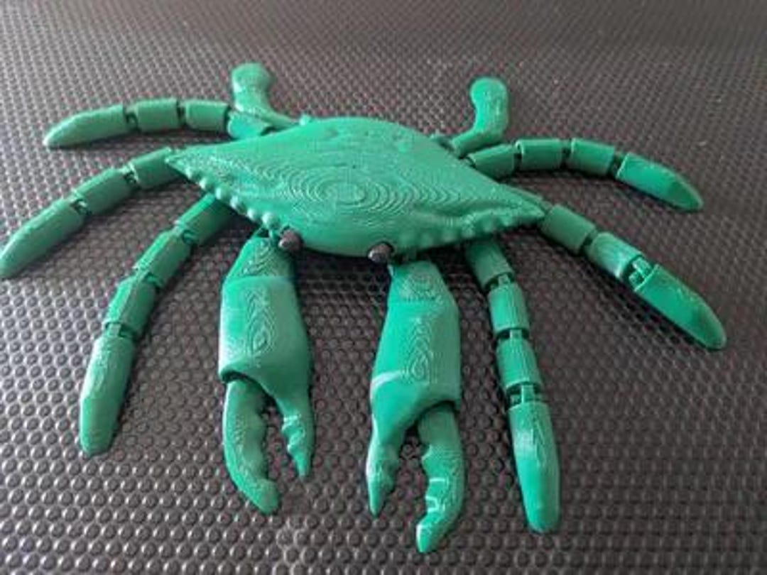 Articulated Crab Stl File for 3d Printing Flexi Hermit Crab ...