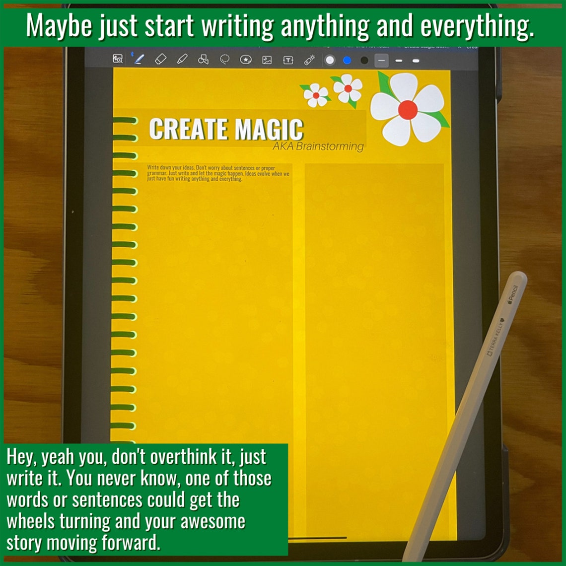 Printable Digital Workbook Book Planning and Plotting Notebook Write ...