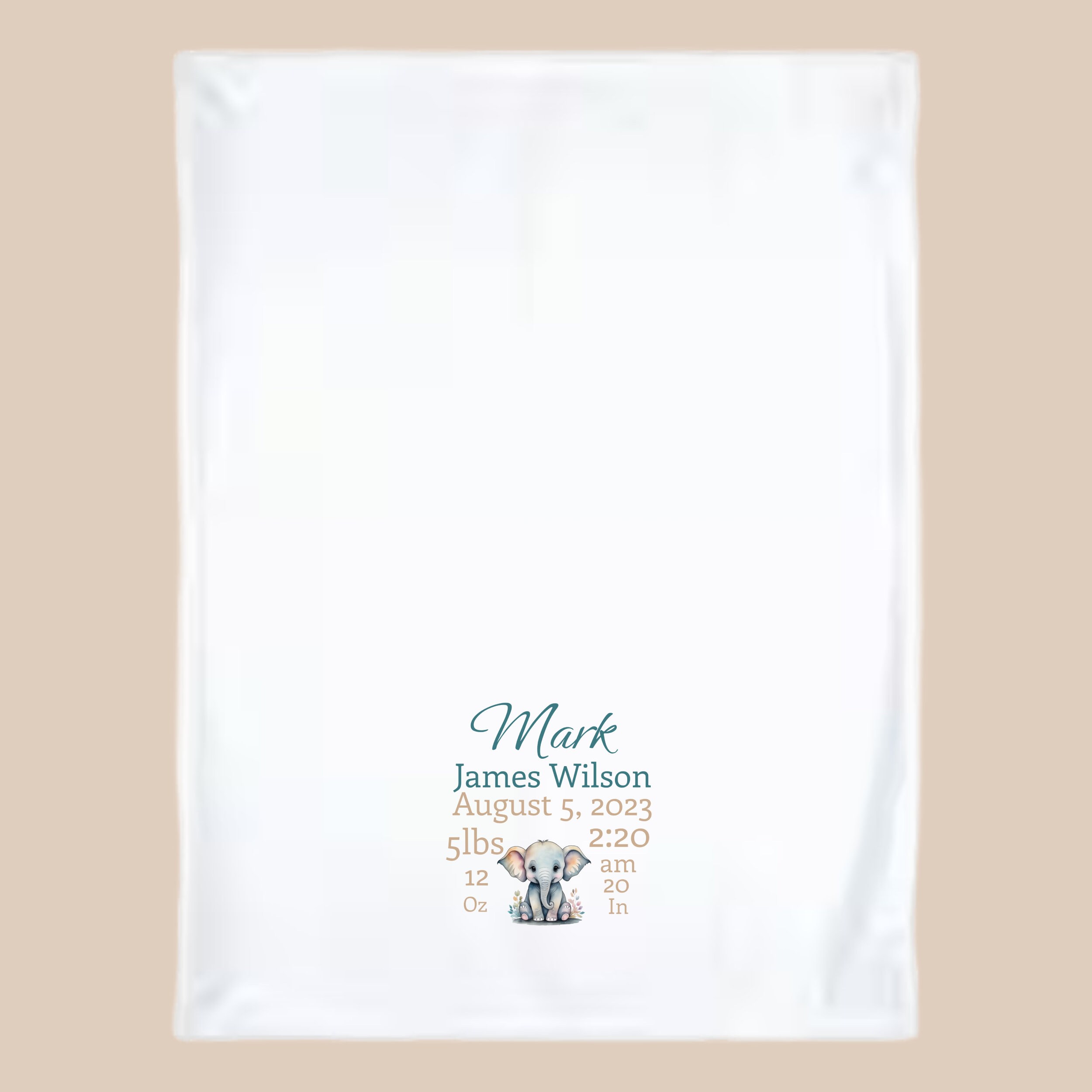 Digital Custom Baby Sublimation Instant Download Baby Birth Stats ...