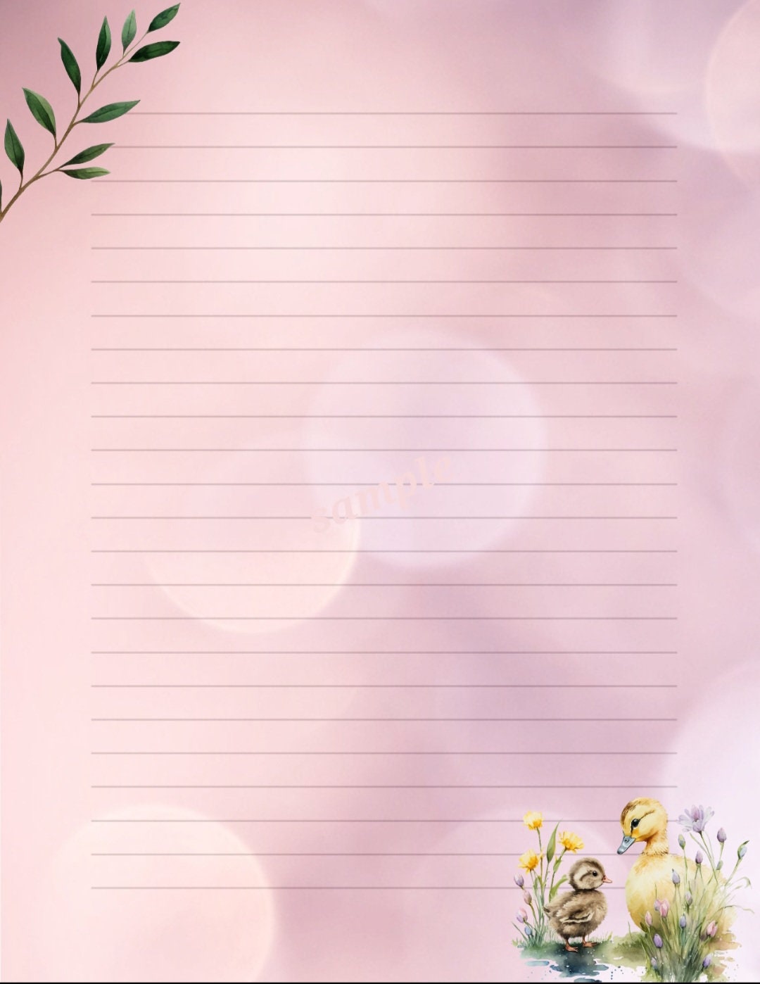 Large Set Stationery Pages Writing Paper Notebook Paper - Etsy