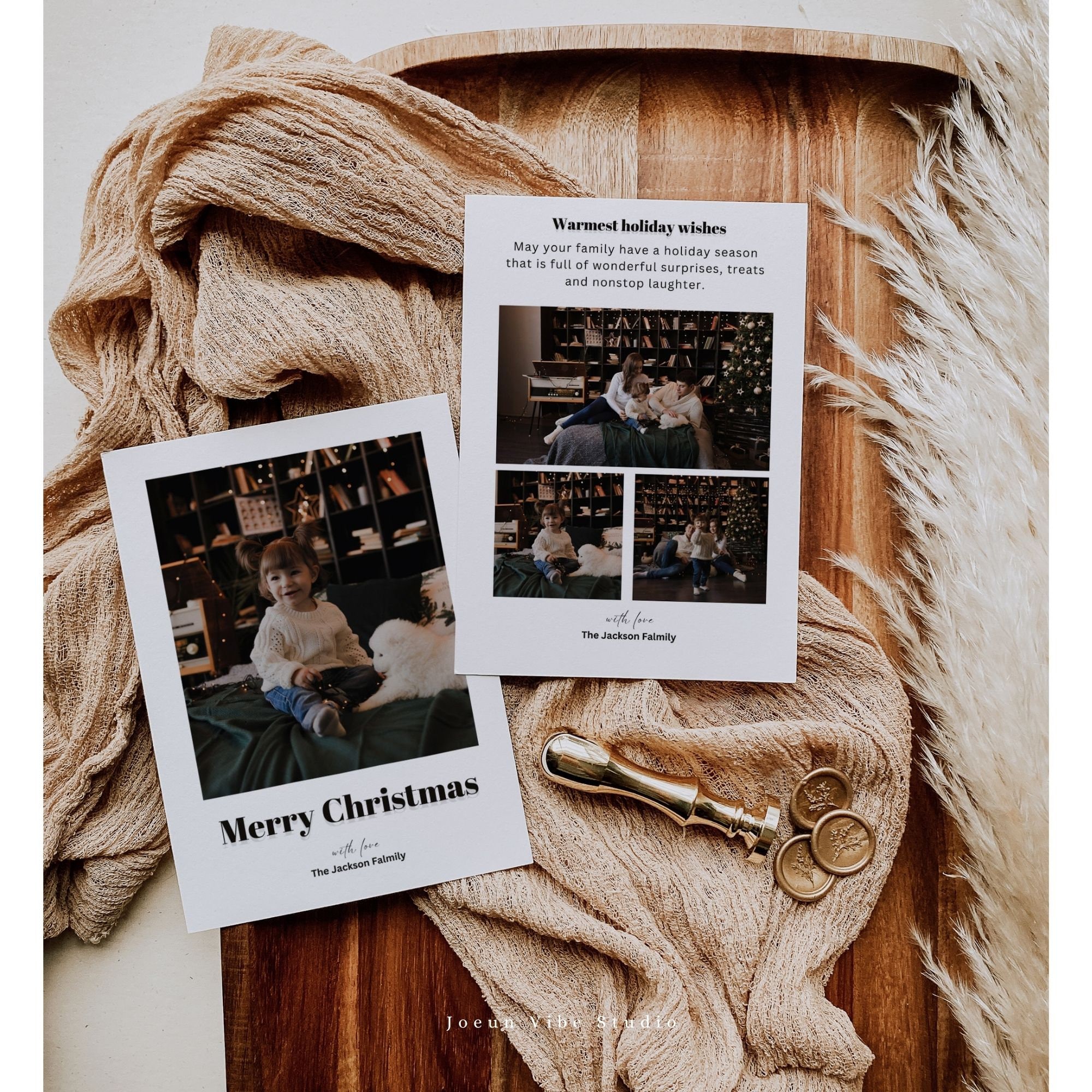 Printable Christmas Card Using Canva, Editable Christmas Canva Card ...