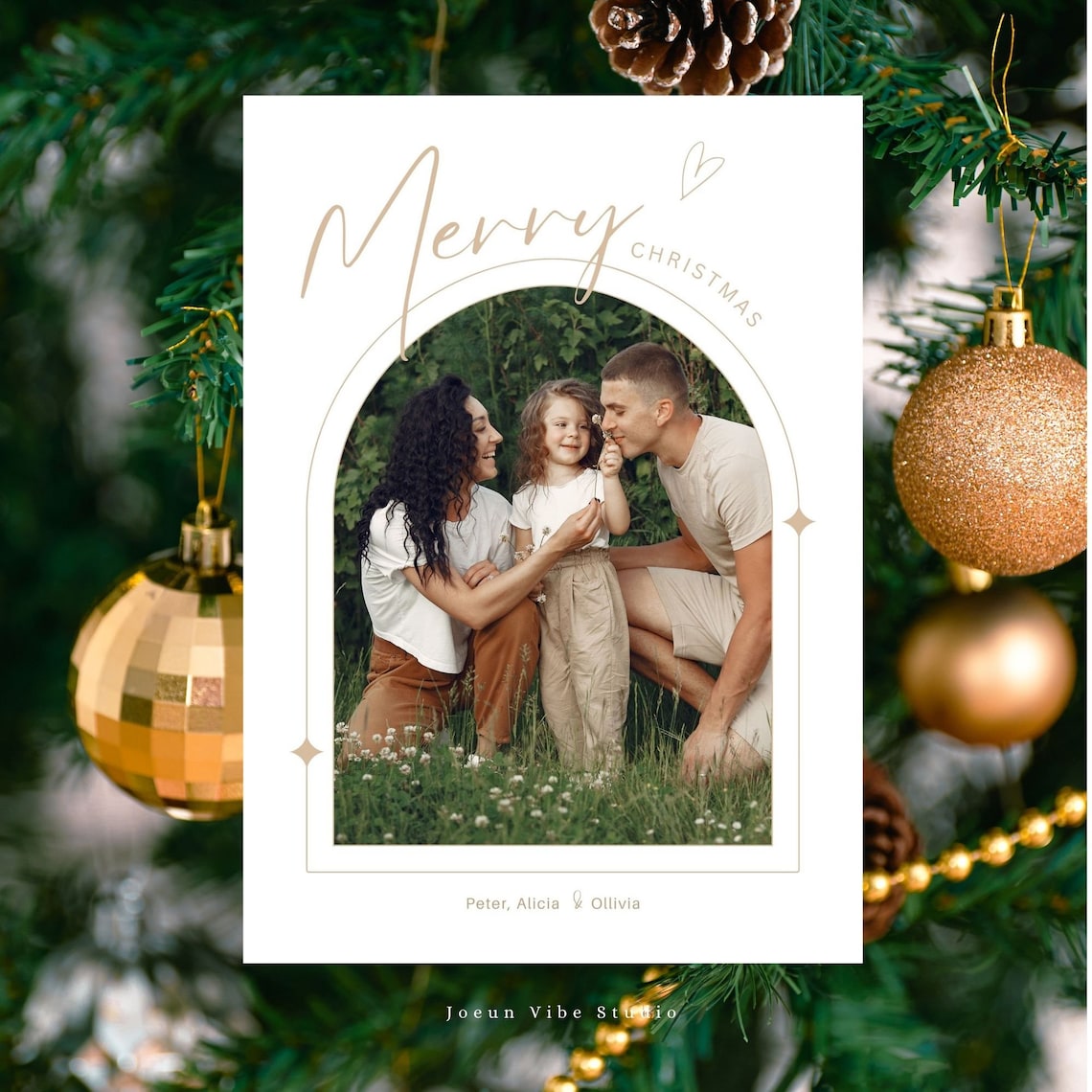 Printable Christmas Card Using Canva Editable Christmas Card - Etsy