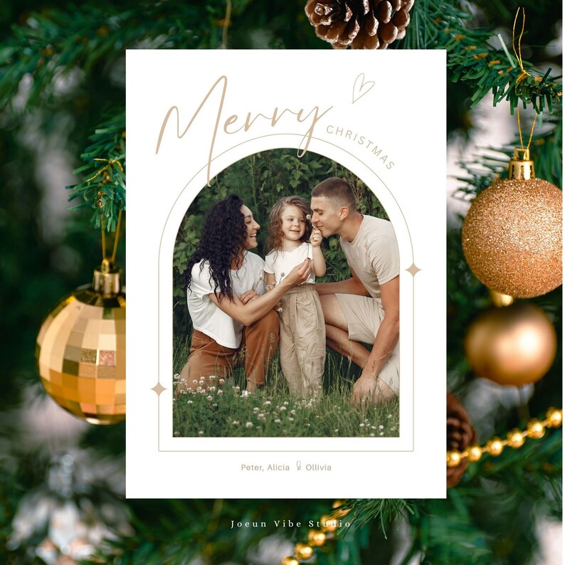 Printable Christmas Card Using Canva Editable Christmas Card - Etsy
