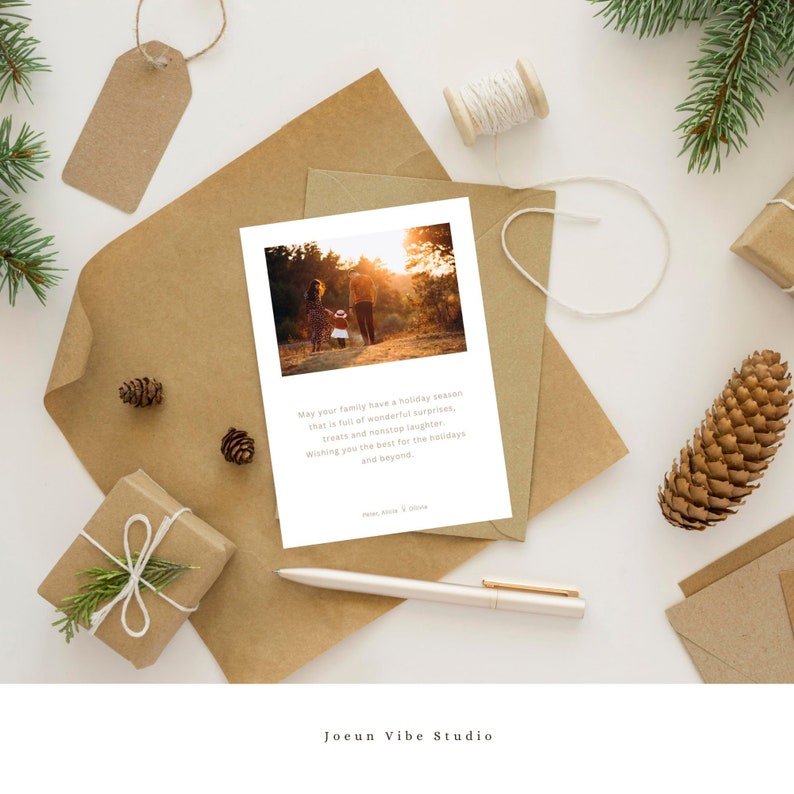 Printable Christmas Card Using Canva Editable Christmas Card - Etsy