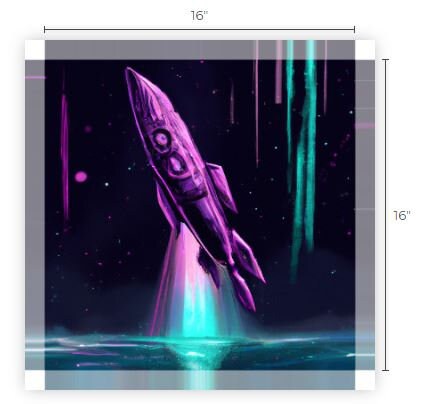 Nasa Art | Canvas Wall Art | Space Ship Wall Art | Rocket Canvas Print ...