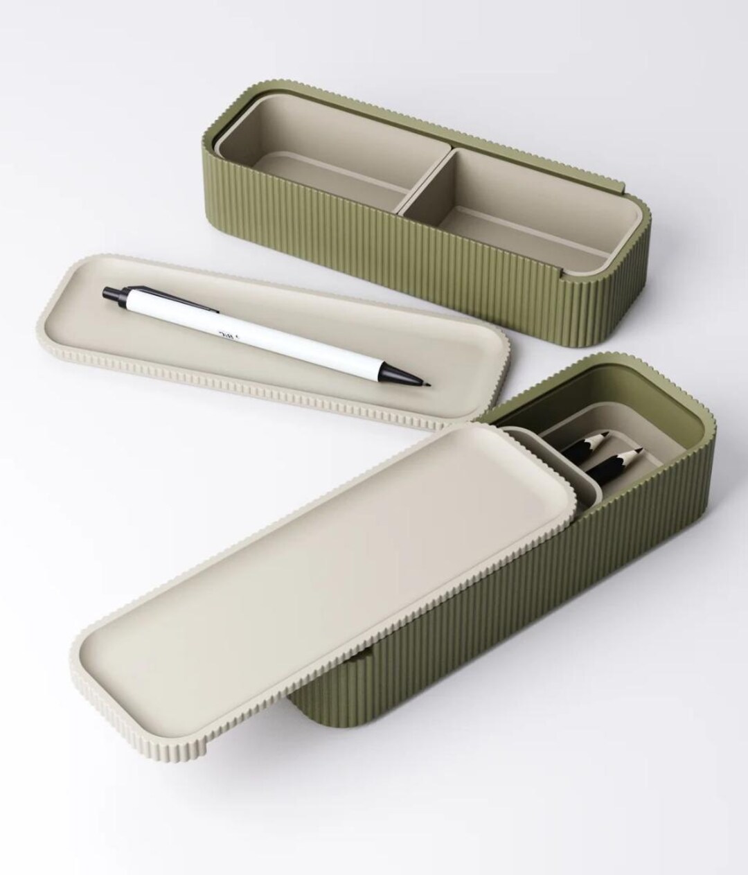 Personalised 3D Printed Sliding Pencil Case With Lid and Custom ...