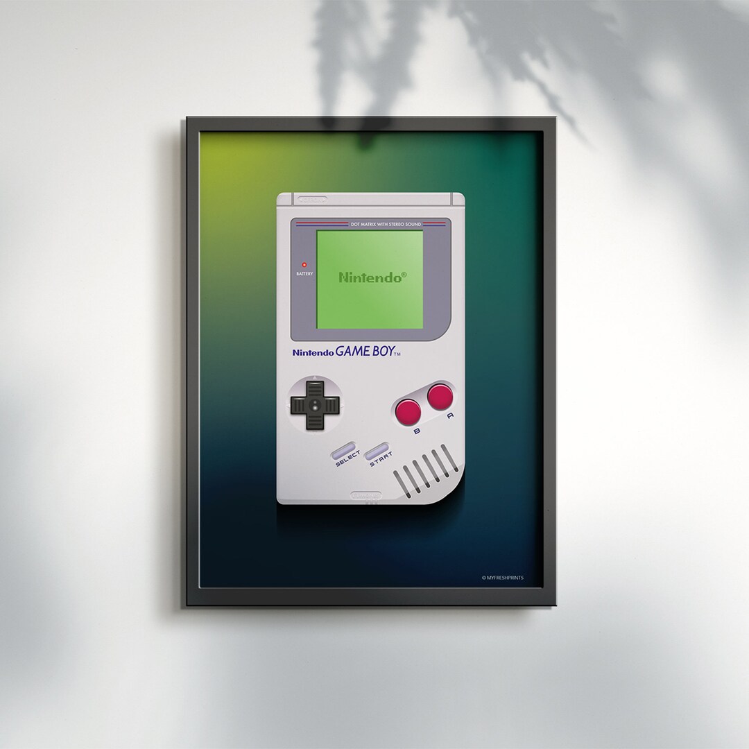 Game Boy Poster Retro Gaming Series - Etsy