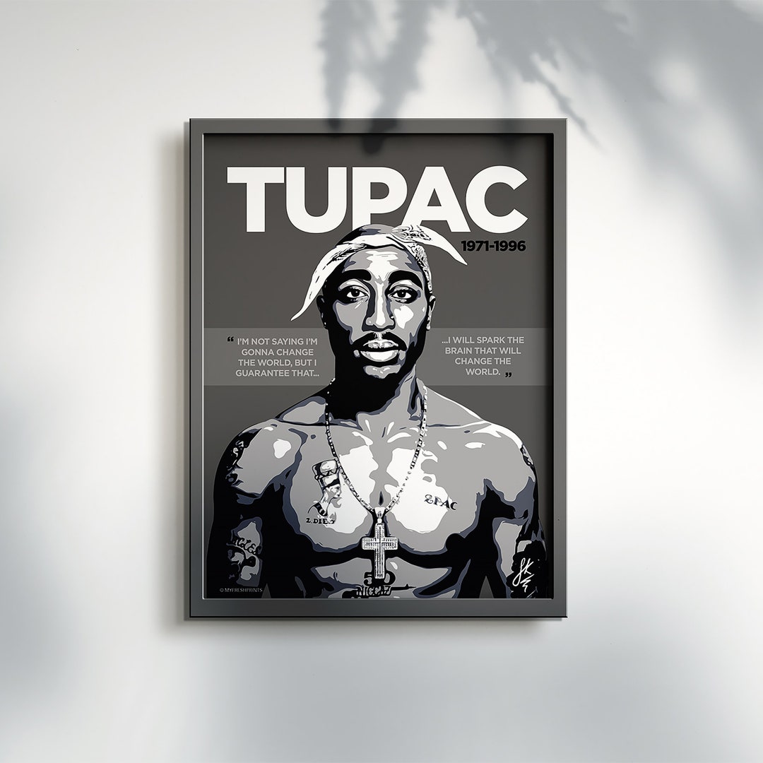 Tupac (2pac) Poster - Hip-hop Prints - Etsy
