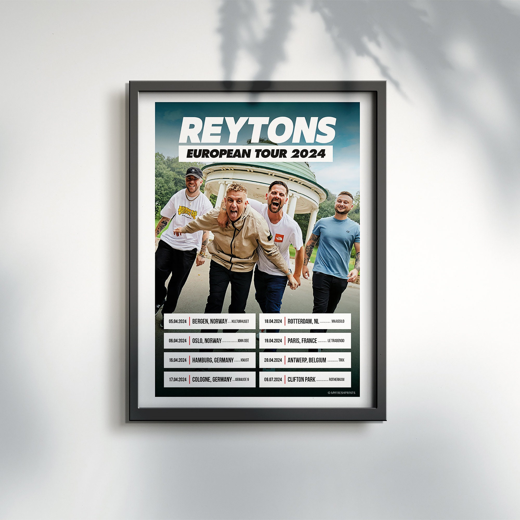 Reytons Poster European Tour 2024 - Etsy