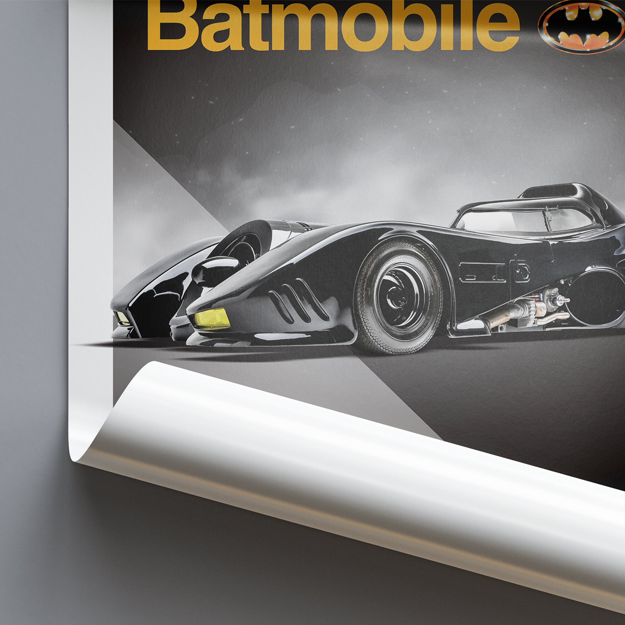 1989 Tim Burton's Batmobile Poster - Etsy