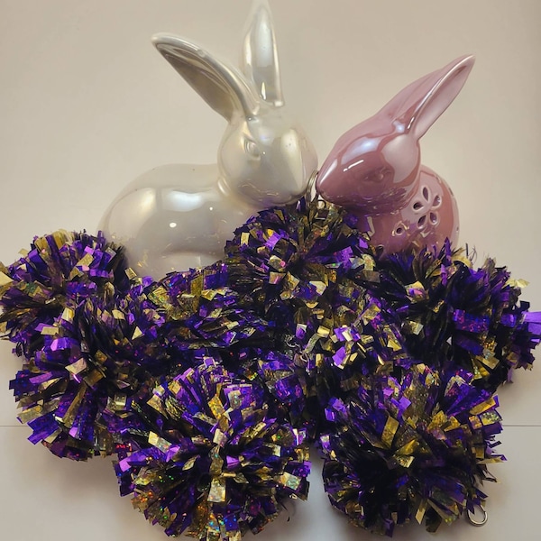 Gold Metallic Pom Poms - Etsy