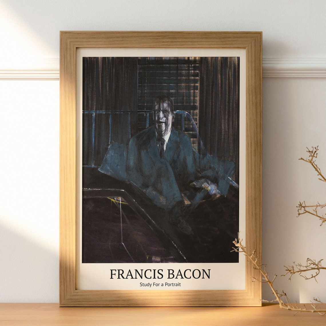 Francis Bacon Print Study for a Portrait Vintage Print Exhibition ...