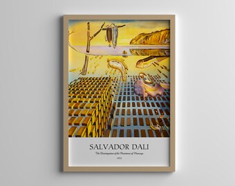 Melting Rubik's Cube Art Salvador Dali Indoor Wall - Etsy