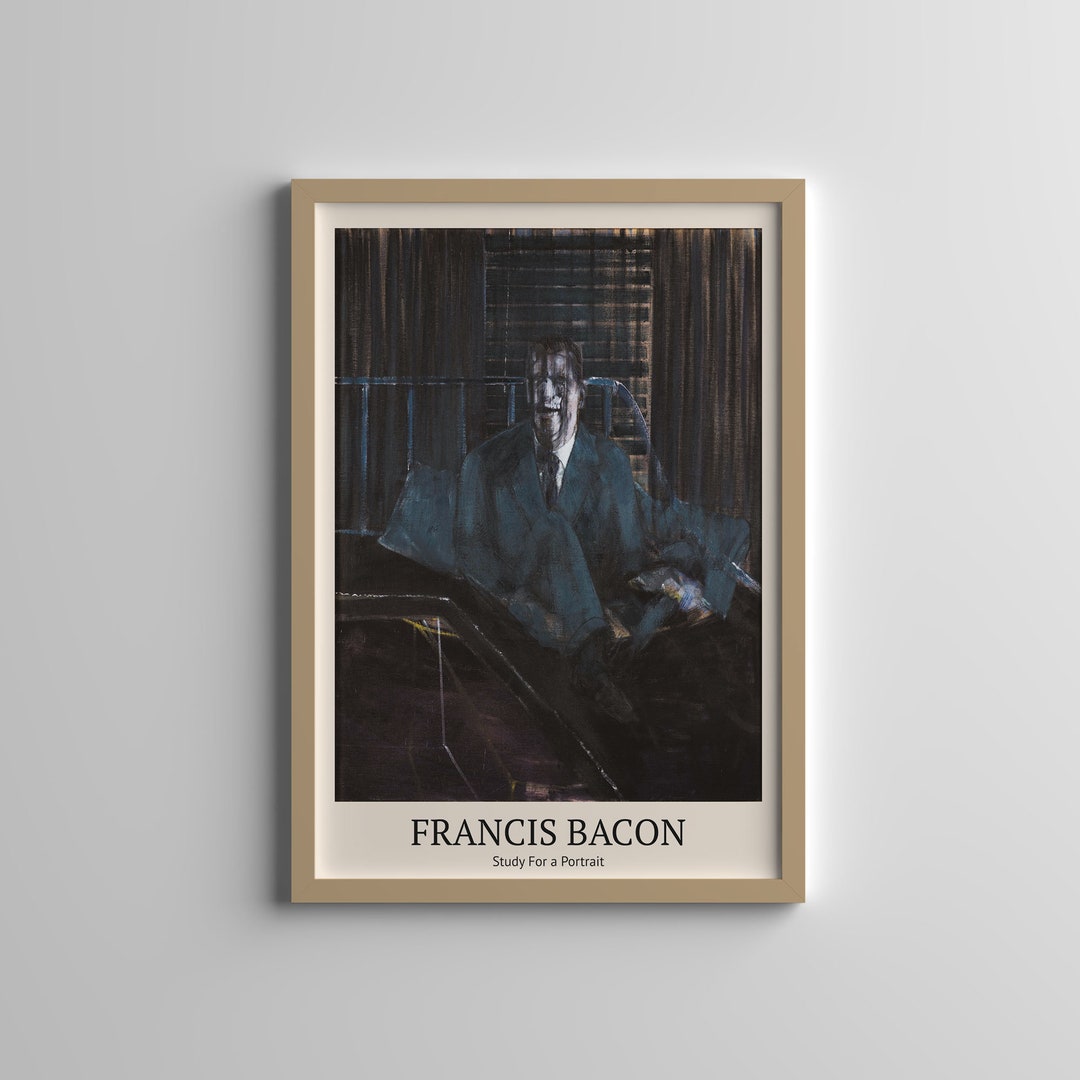 Francis Bacon Print Study for a Portrait Vintage Print Exhibition ...