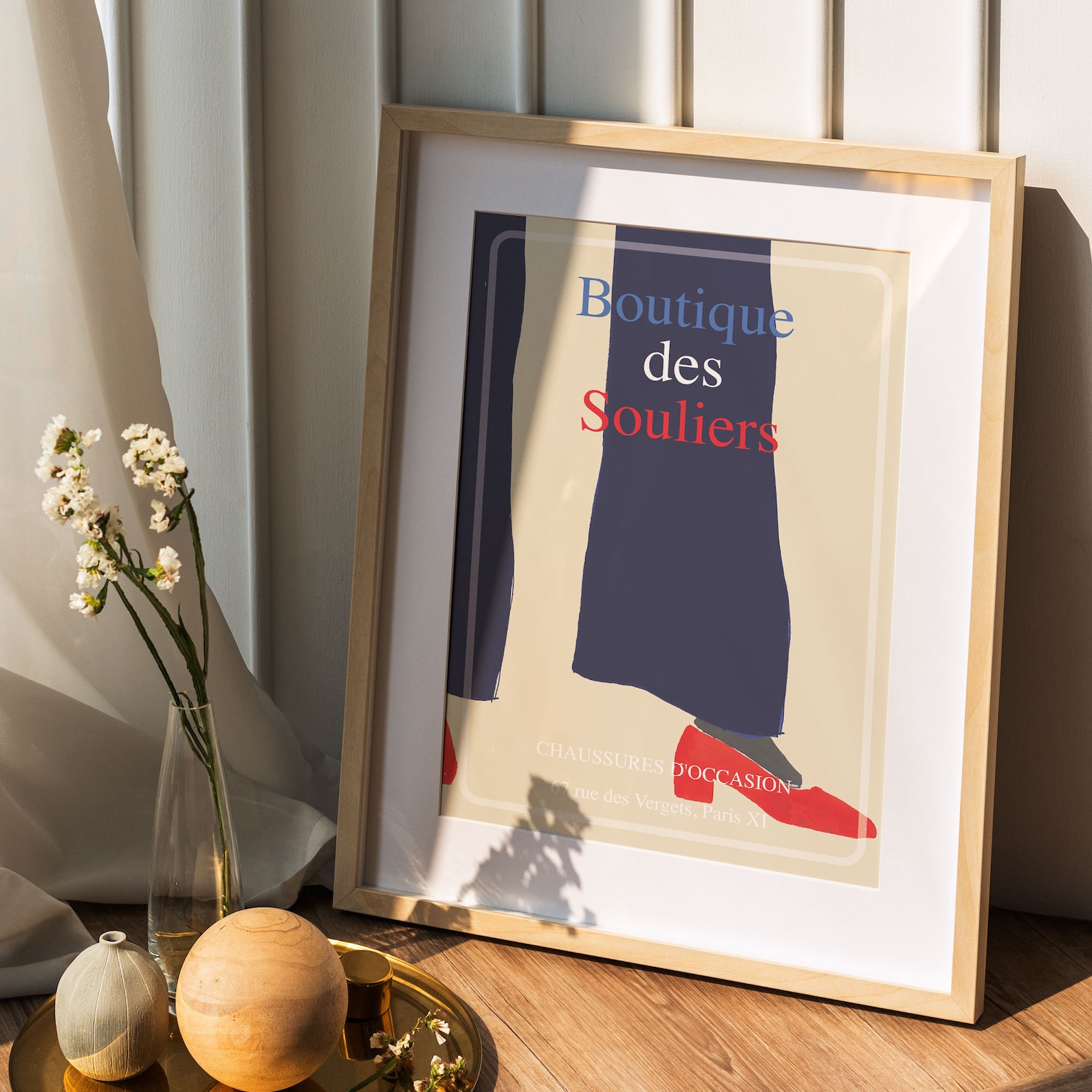 Vintage French Poster Minimalist Art French Art Aesthetic Print French ...