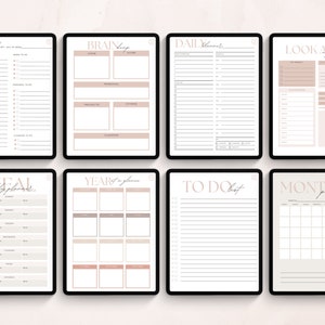 2025 or Undated Ultimate Digital Planner | Monthly, Weekly, and Daily ...