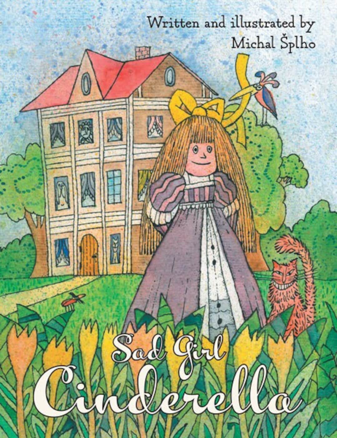 E Book Sad Girl Cinderella - Illustrated Book for Children - Etsy