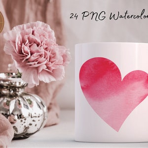 Watercolor Valentine, Love Clipart, Valentine Clipart, Valentine PNG ...