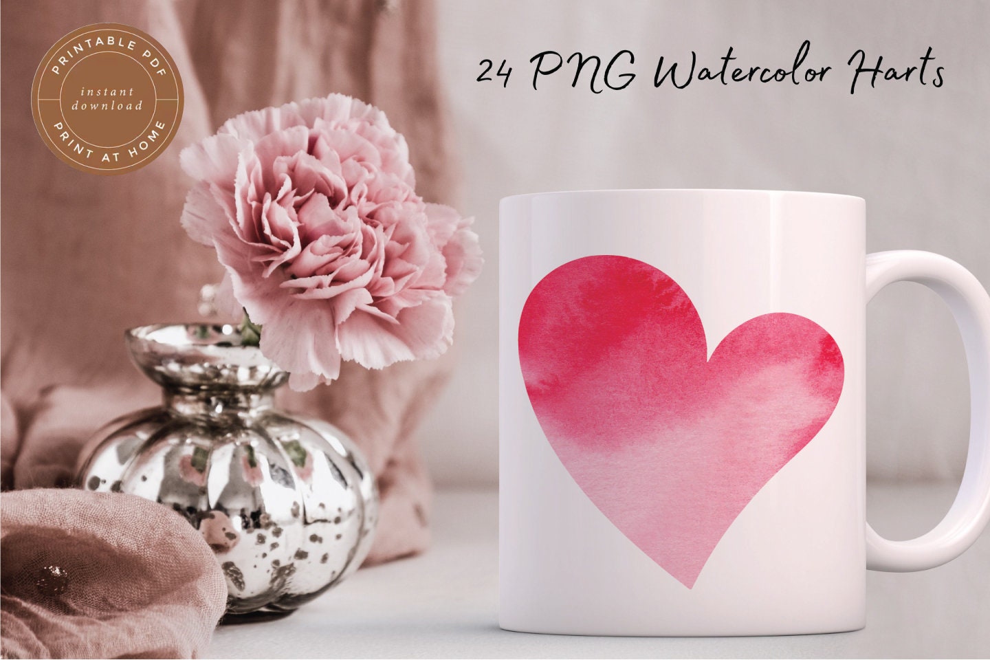 Watercolor Valentine, Love Clipart, Valentine Clipart, Valentine PNG ...