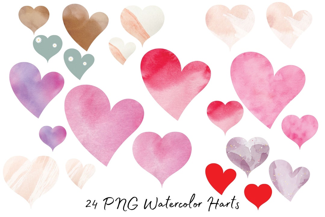 Watercolor Valentine, Love Clipart, Valentine Clipart, Valentine PNG ...