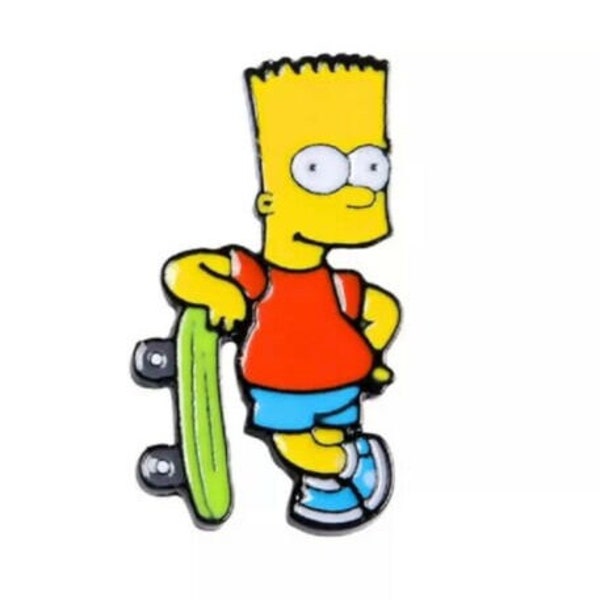Bart Simpson Pin - Etsy