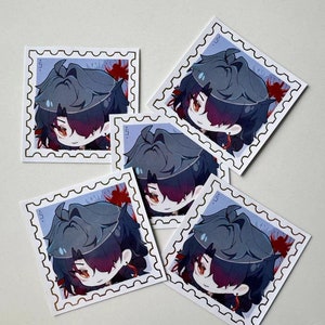 Jingyuan Danheng Imbibitor Lunae Blade Stamp Sticker Honkais Starrail ...