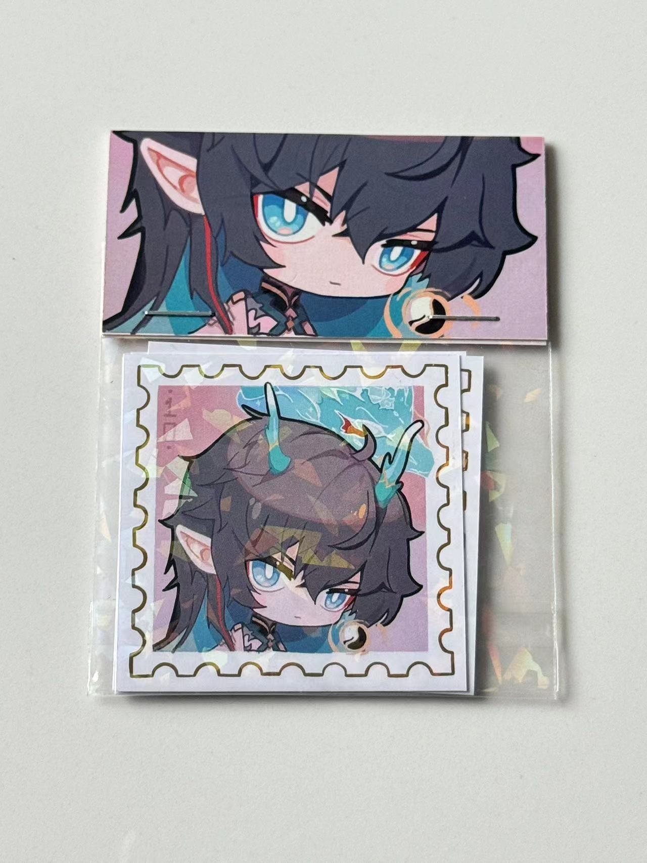 Jingyuan Danheng Imbibitor Lunae Blade Stamp Sticker Honkais Starrail ...