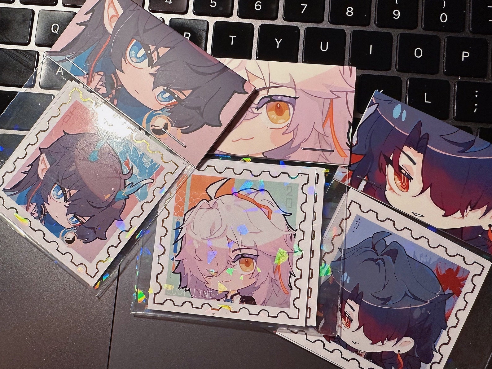 Jingyuan Danheng Imbibitor Lunae Blade Stamp Sticker Honkais Starrail ...