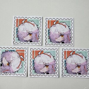 Jingyuan Danheng Imbibitor Lunae Blade Stamp Sticker Honkais Starrail ...