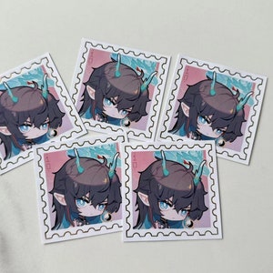 Jingyuan Danheng Imbibitor Lunae Blade Stamp Sticker Honkais Starrail ...