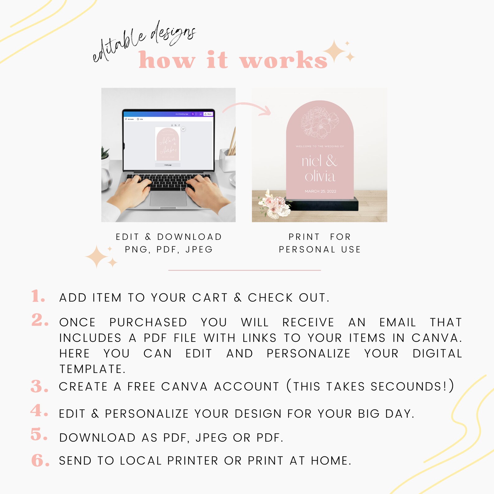 Printable Event Menu | Event Printable | Place Menu | Drink Menu ...
