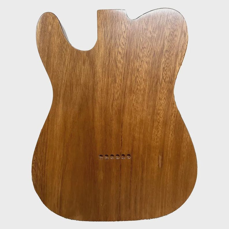 One Piece Telecaster Style Body Clear Satin Nitro Finish Pearloid ...