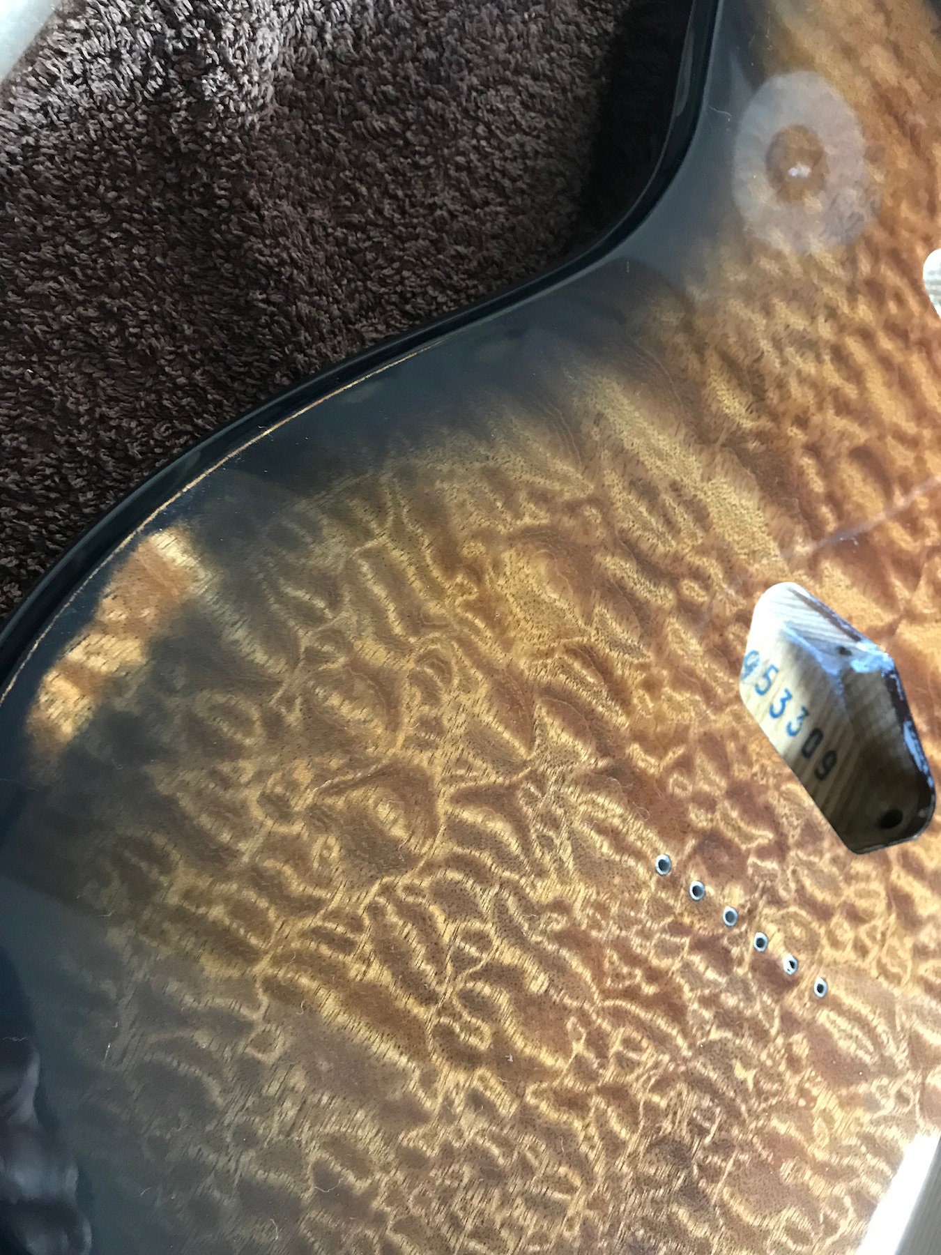 Light Relic Quilted Top/ash Sunburst Telecaster Body Full Nitro - Etsy