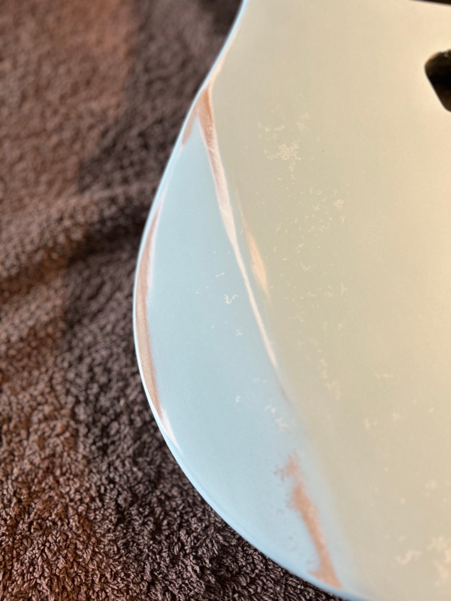 Hand Made Relic Daphne Blue T-master Guitar Body, Nitro Finish - Etsy