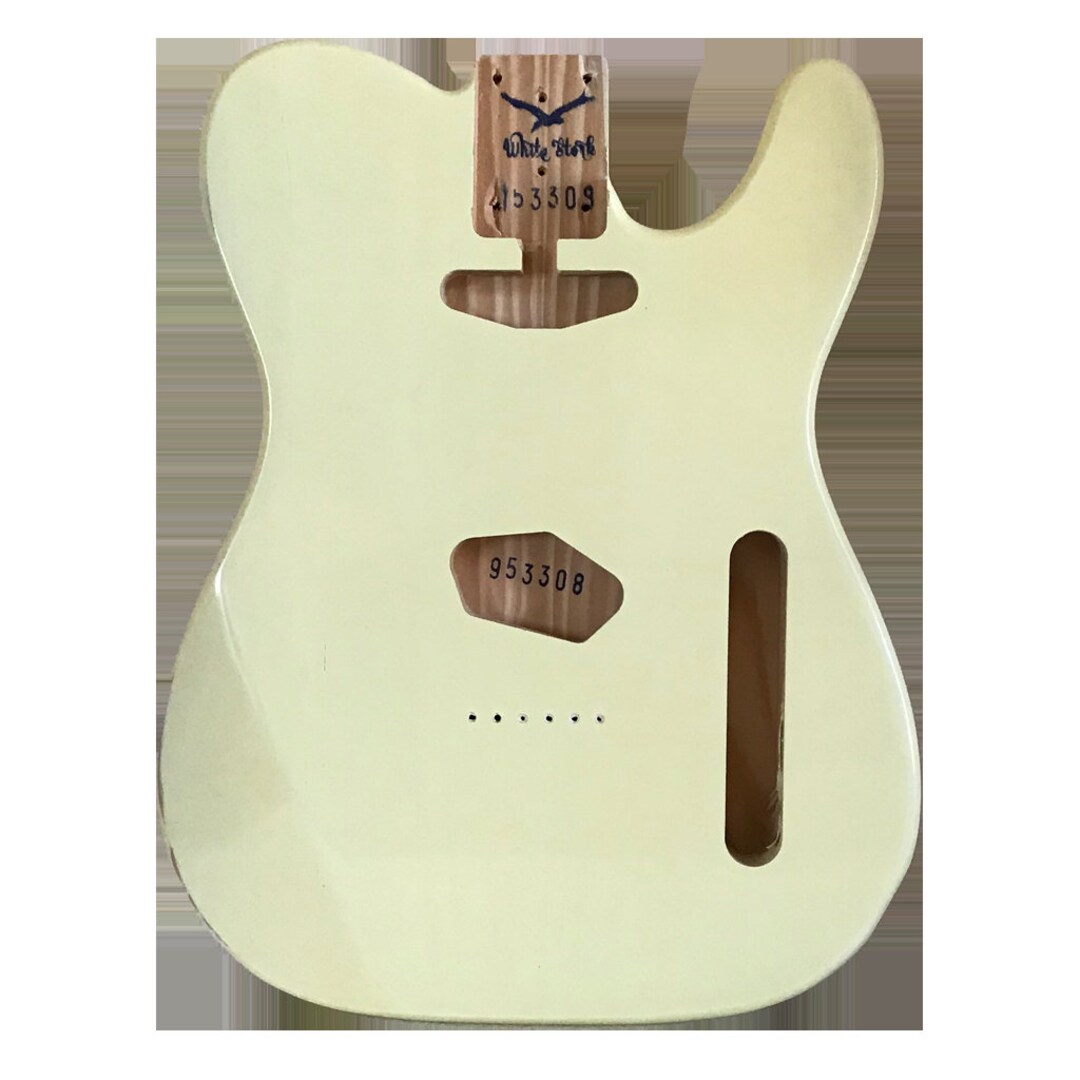 Hand Made Light Yellow Telecaster Guitar Body, Relic Nitro - Etsy