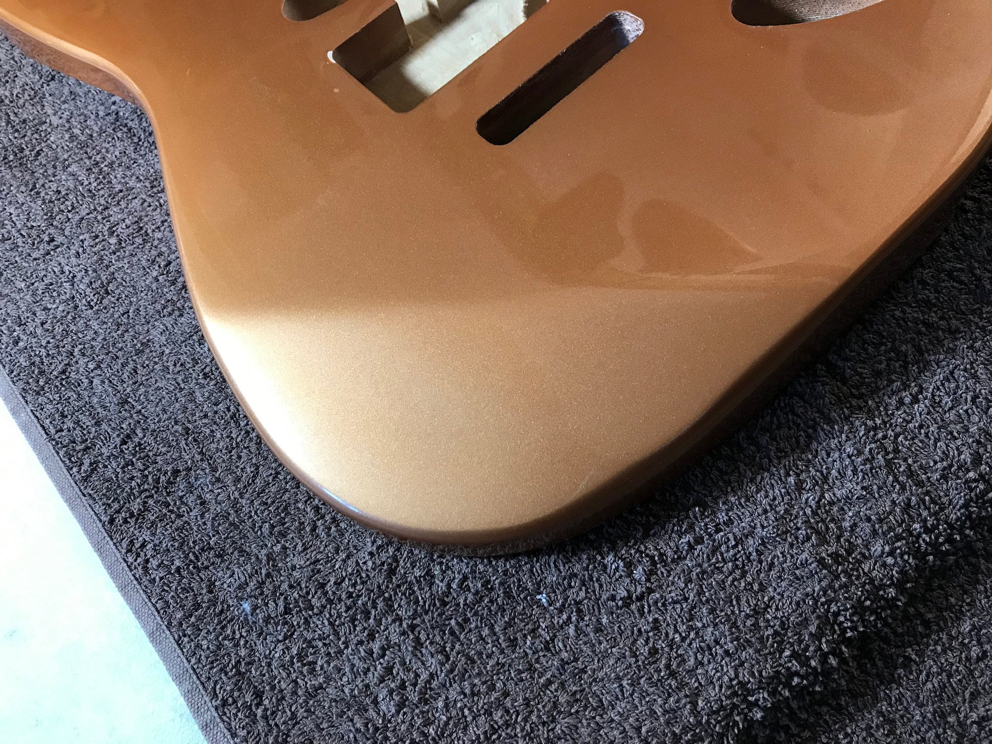 Light Aged Firemist Gold Strat Style Guitar Body - Nitro Finish - Etsy